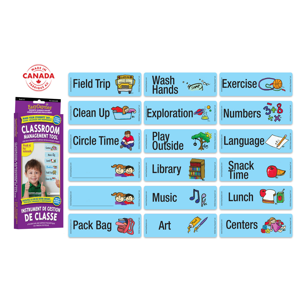 Classroom Visual Routine Schedule-Preschool/Kindergarten – Easy Daysies