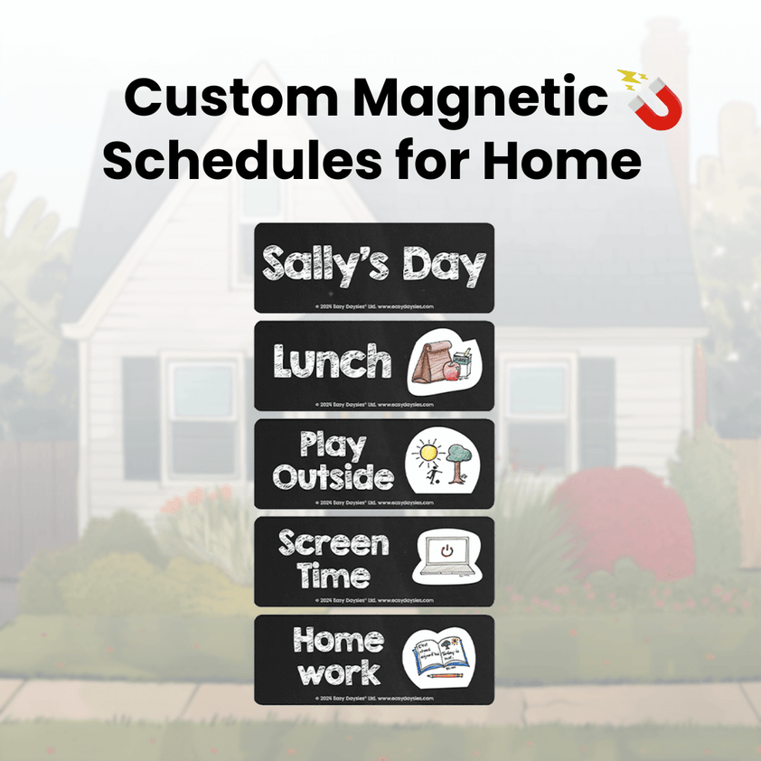 Custom Magnetic Daily Schedules for Kids – Easy Daysies